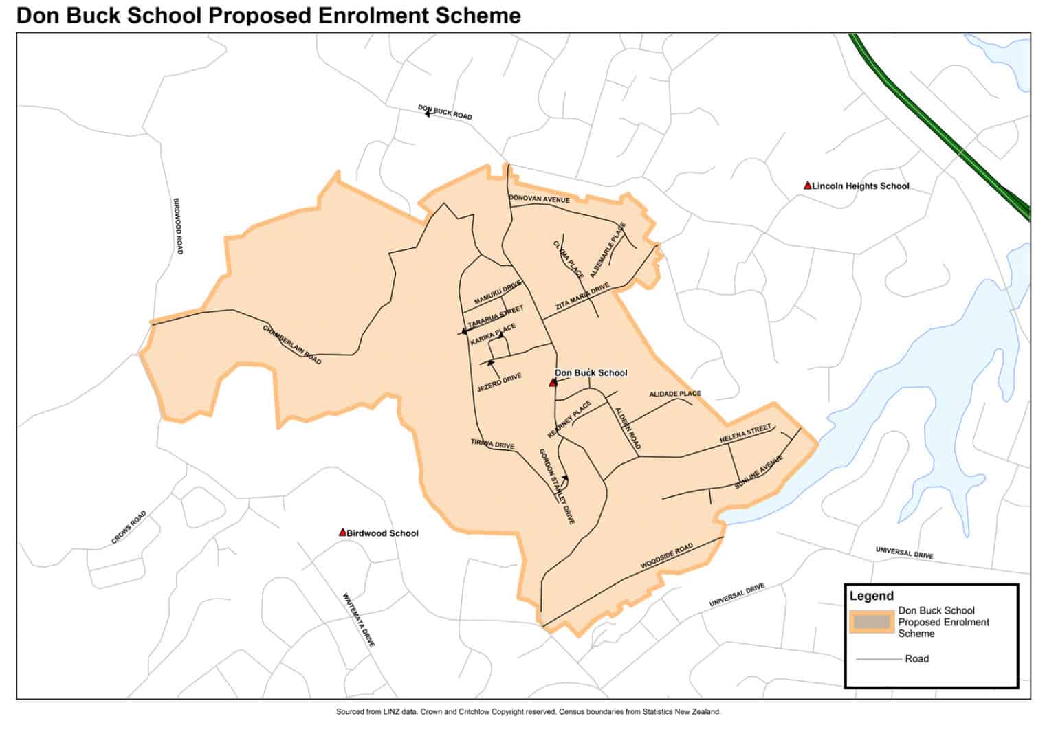 Zoning Information – Don Buck Primary School